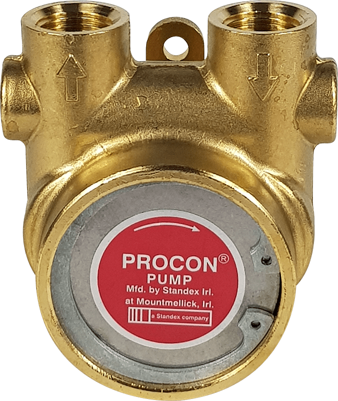 Procon 114B240F11BA | 6XE94 | Rotary Vane Pump, Brass, 240 GPH, EPDM ...