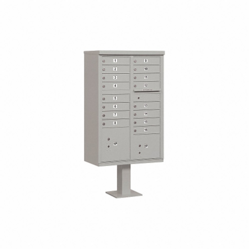 Salsbury Industries 3316GRY-U | Cluster Box Unit, Usps, 18 Doors, 62-3/ ...
