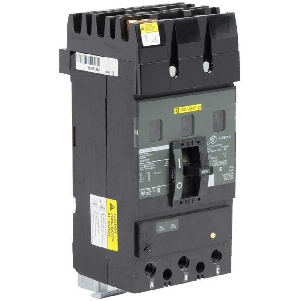 Square D LAL3640032M | Circuit Breaker 400a 3p 600vac Lug | 5B919 ...