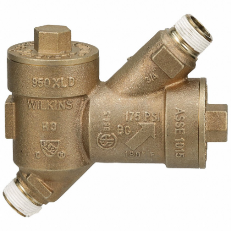 Zurn 34-950XLD | 801HH6 | Backflow Preventer, 950XL, Bronze, 3/4 Inch ...